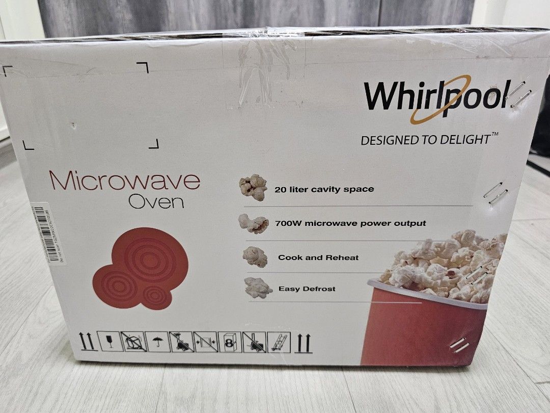 Whirlpool MWX201 BL 20L Countertop Microwave, TV & Home Appliances ...