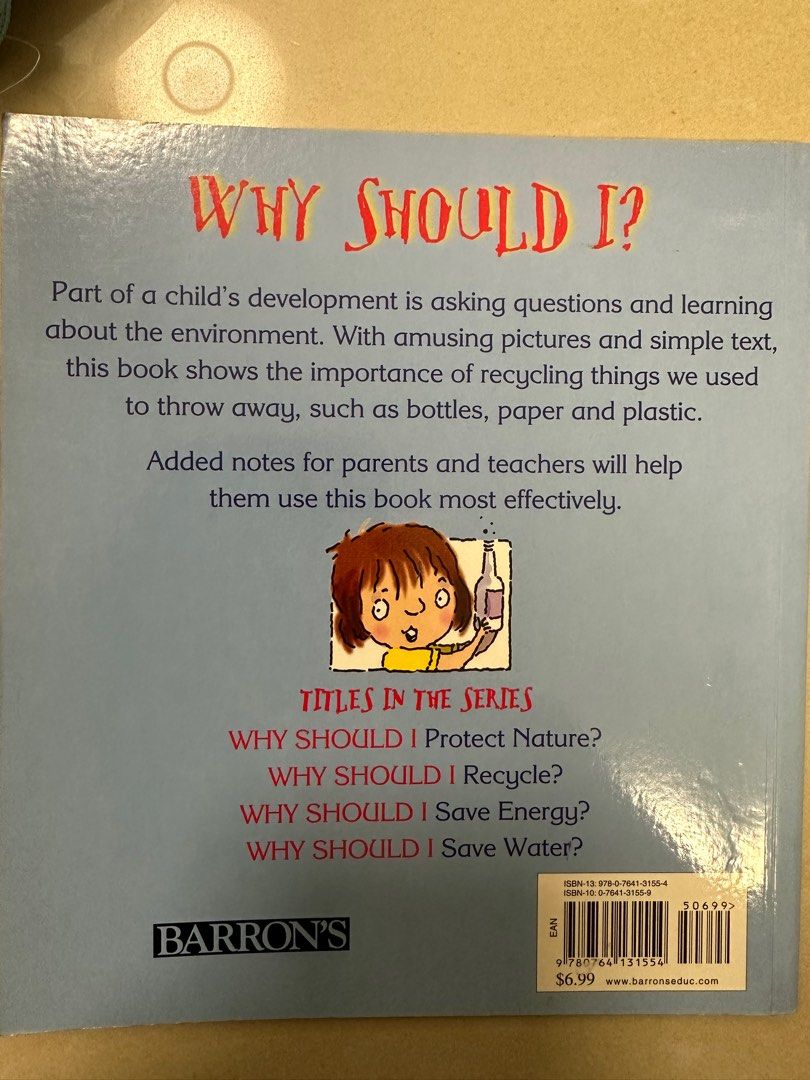 Why should I recycle?, 興趣及遊戲, 書本 & 文具, 小朋友書 - Carousell