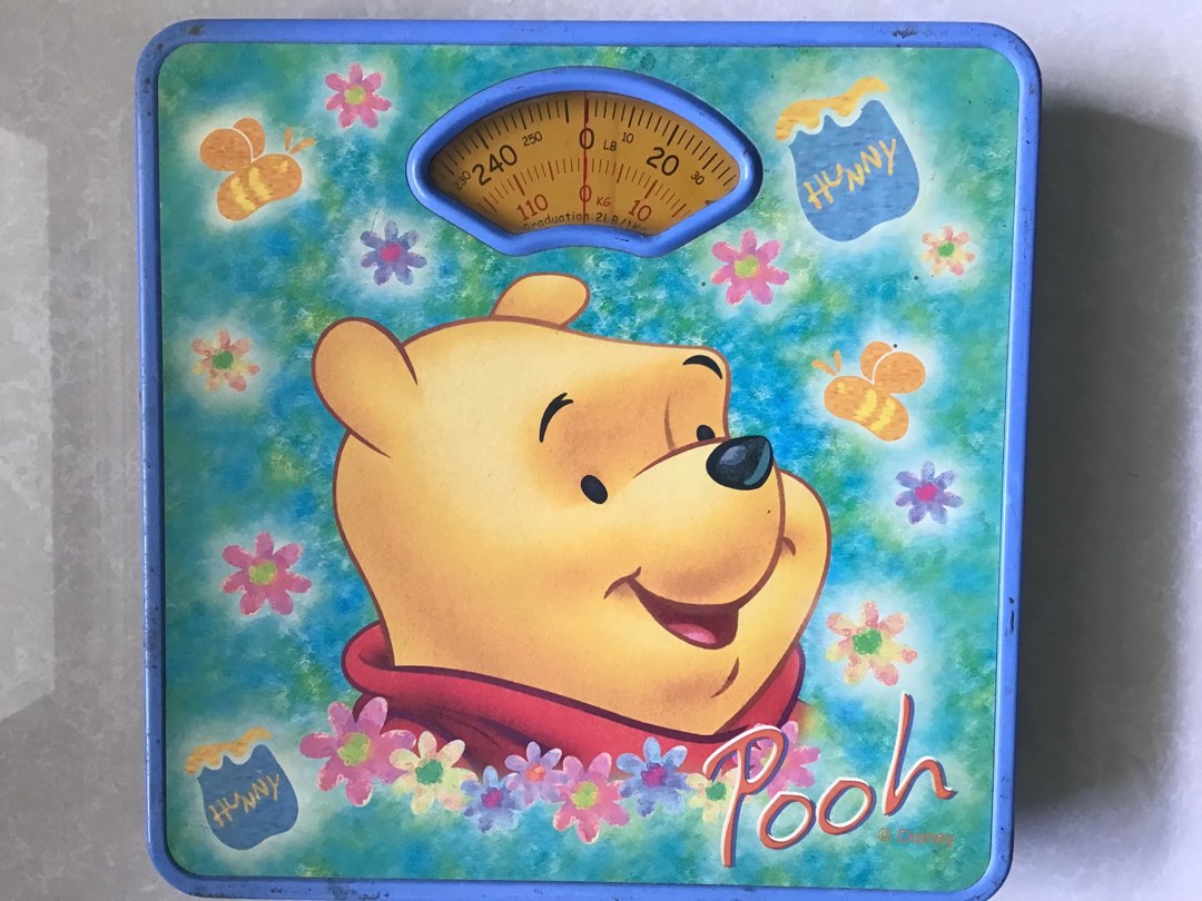 Winnie The Pooh Weighing Scale, Furniture & Home Living, Bathroom ...