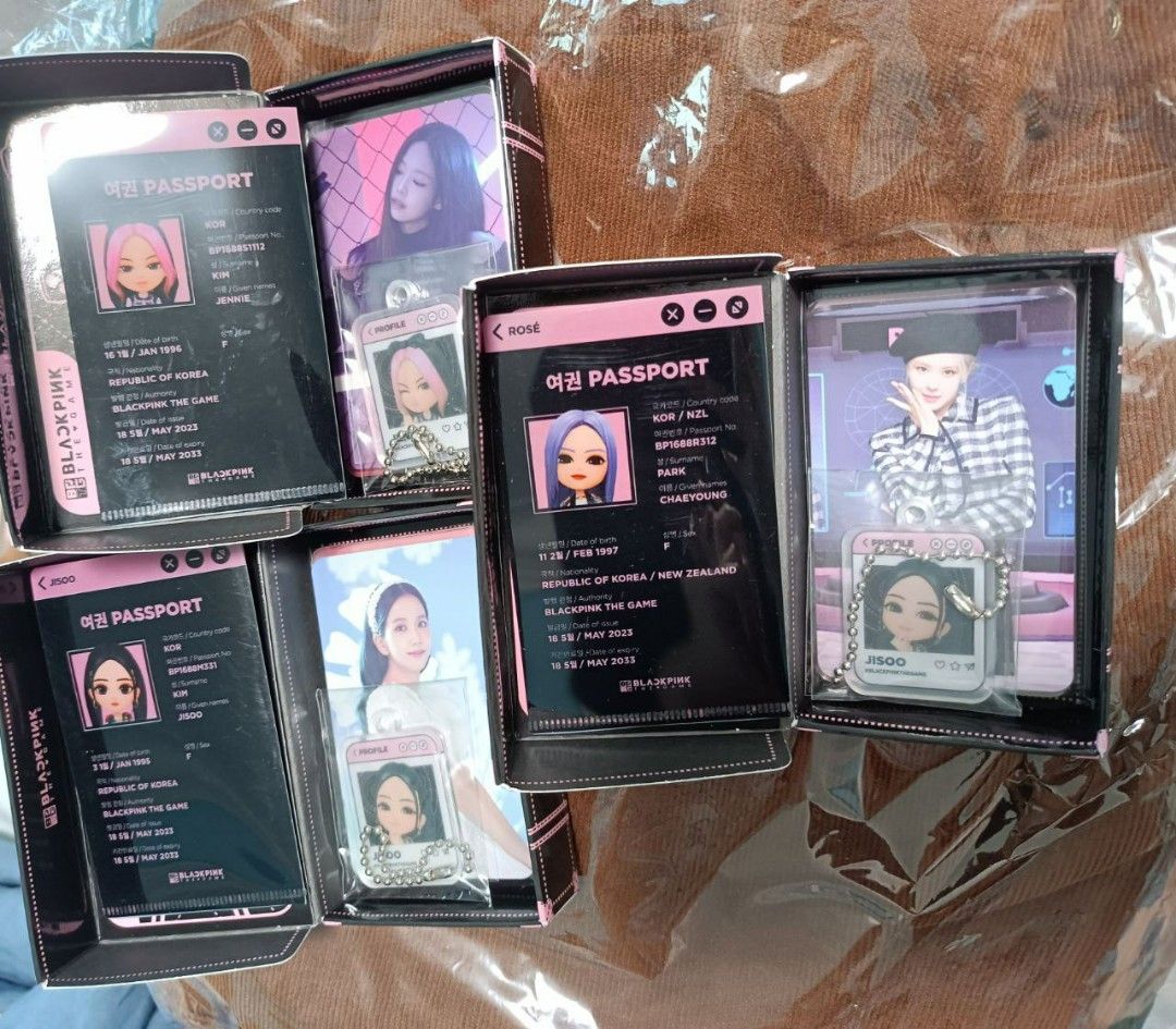 WTS BPTG Blackpink the game Jisoo / Jennie / Rosé 3 full set available ...