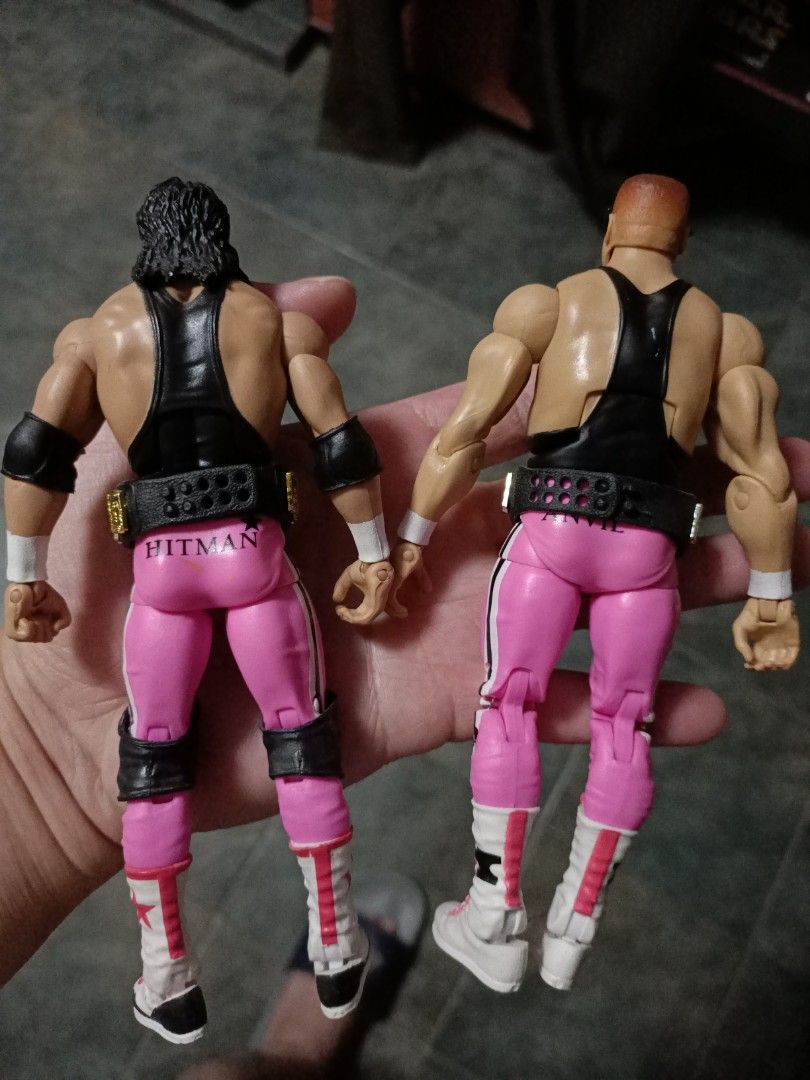 WWE Elite Hart Foundation Bret Anvil, Hobbies & Toys, Toys & Games on ...