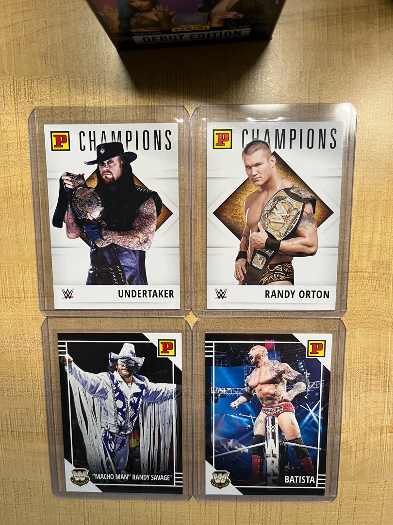 WWE Trading Cards - 2022 Debut Ed. Panini Base, Hobbies & Toys, Toys ...