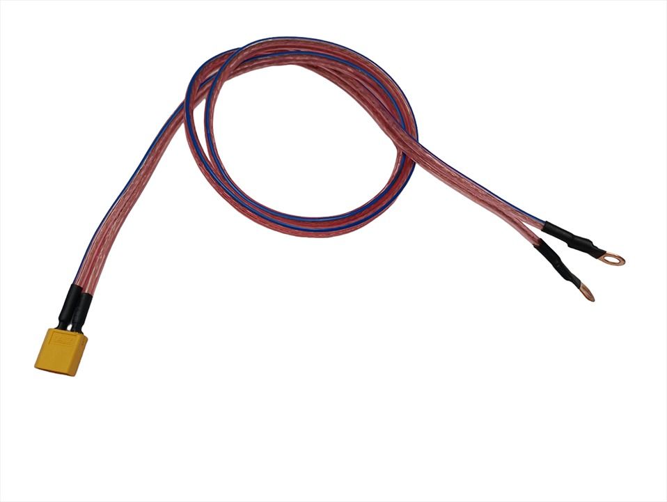 XT60 MALE to O-RING BATTERY LUG TERMINAL EXTENSION CABLE, 30A 14-AWG ...