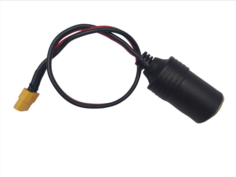 XT60 to CAR CIGARETTE LIGHTER FEMALE SOCKET 12/24v DC 18-AWG 30cm, BEST ...