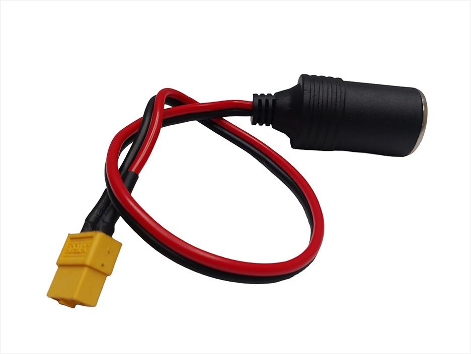 XT60 to CAR CIGARETTE LIGHTER FEMALE SOCKET 12/24v DC 18-AWG 30cm, BEST ...