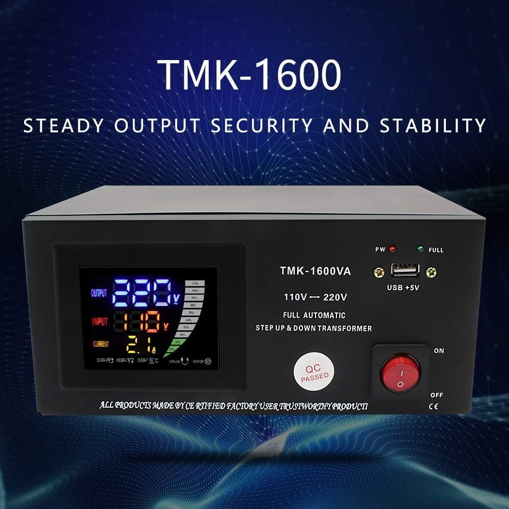 Yinleader Voltage Converter Transformer(220V to 110V, 110V to 220V) Step Up/Down Transformer ...