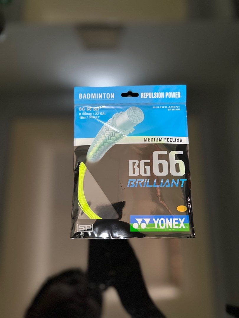 Yonex BG 66 Ultimax badminton string, Sports Equipment, Sports & Games ...