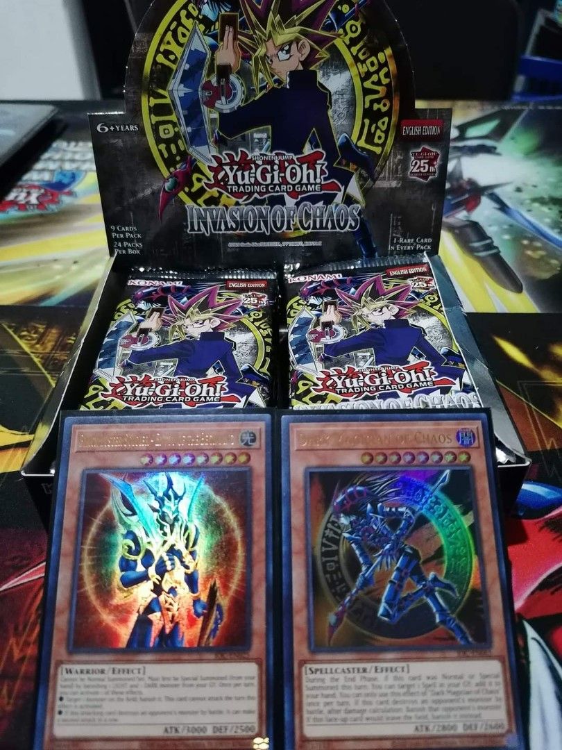 Yu-Gi-Oh / YUGIOH 25th Anniversary: Invasion of Chaos Booster Box (SEALED BOX / 24 PACKS / 9 ...