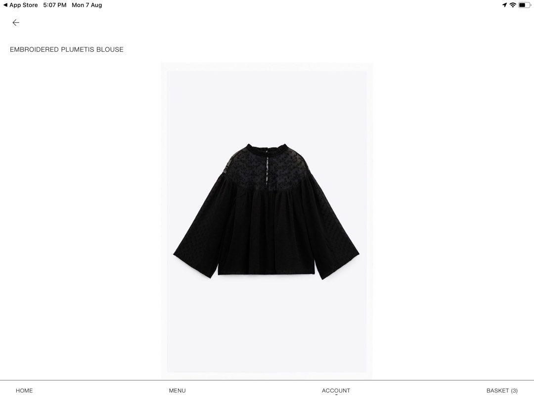 Zara Embroidered Blouse Womens Fashion Tops Blouses On Carousell