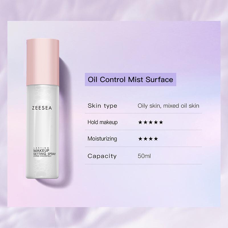 ZEESEA Makeup Setting Spray 50ml (PINK CAP OIL CONTROL) on Carousell