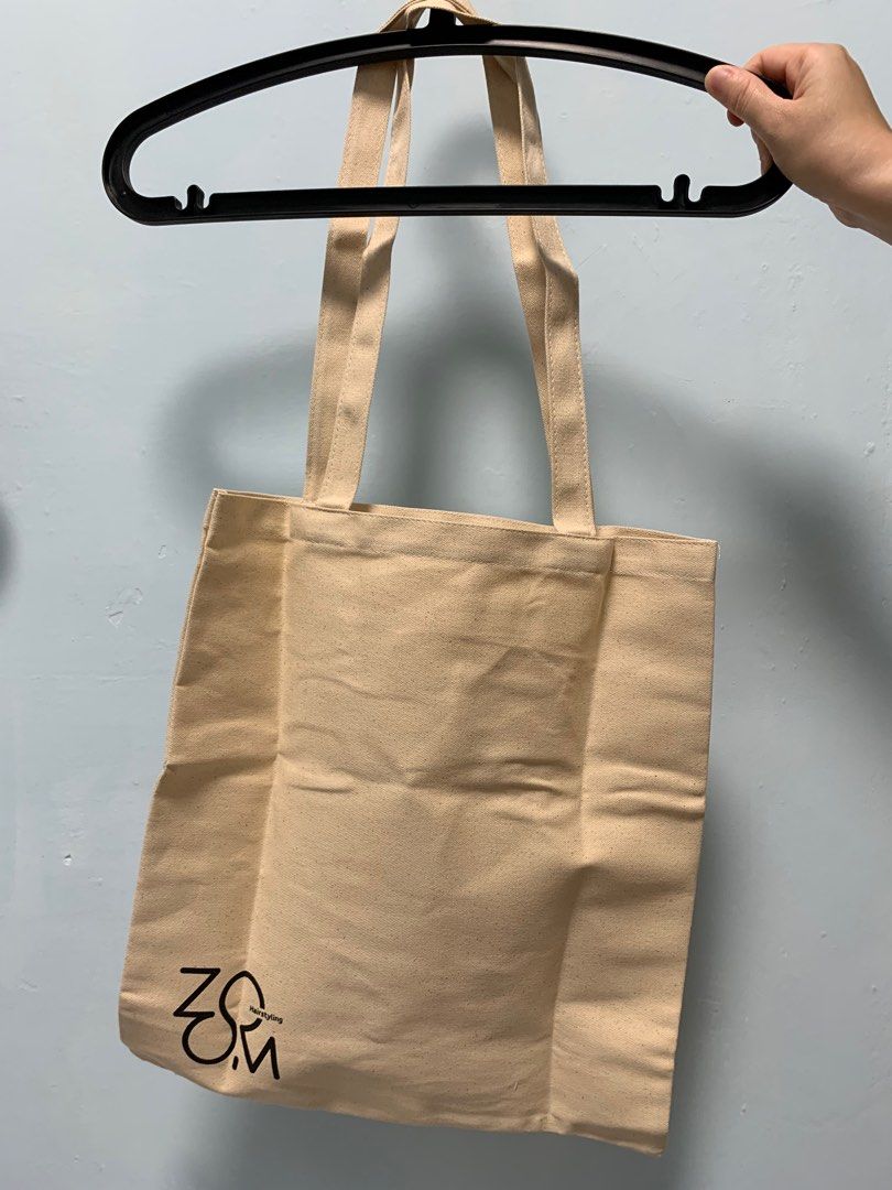 ZISHI 只是 X ZOOM HAIRSTYLING 聯名 老虎 紀念帆布袋, 他的時尚, 包包與錢包, 斜側背、手提包在旋轉拍賣