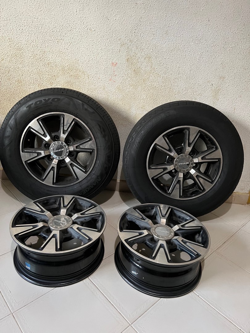 15inch Hiace Alloy Sports Rim, Car Accessories, Tyres & Rims on Carousell