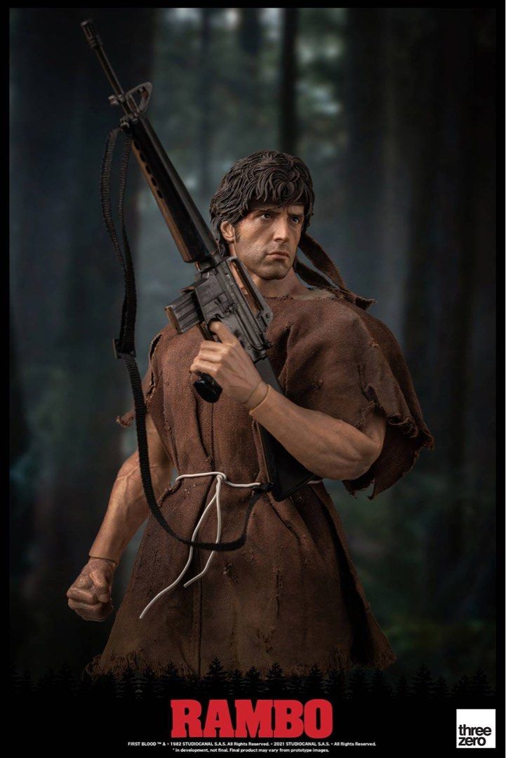 ( BRAND NEW 全新 ) THREEZERO -1/6 FIRST BLOOD -JOHN RAMBO ( RETAIL ...