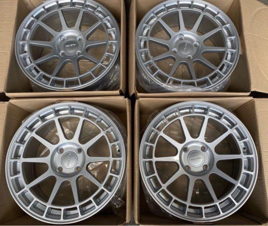17” Rota Recce Silver 4Holes pcd 100 Brandnew mags on Carousell