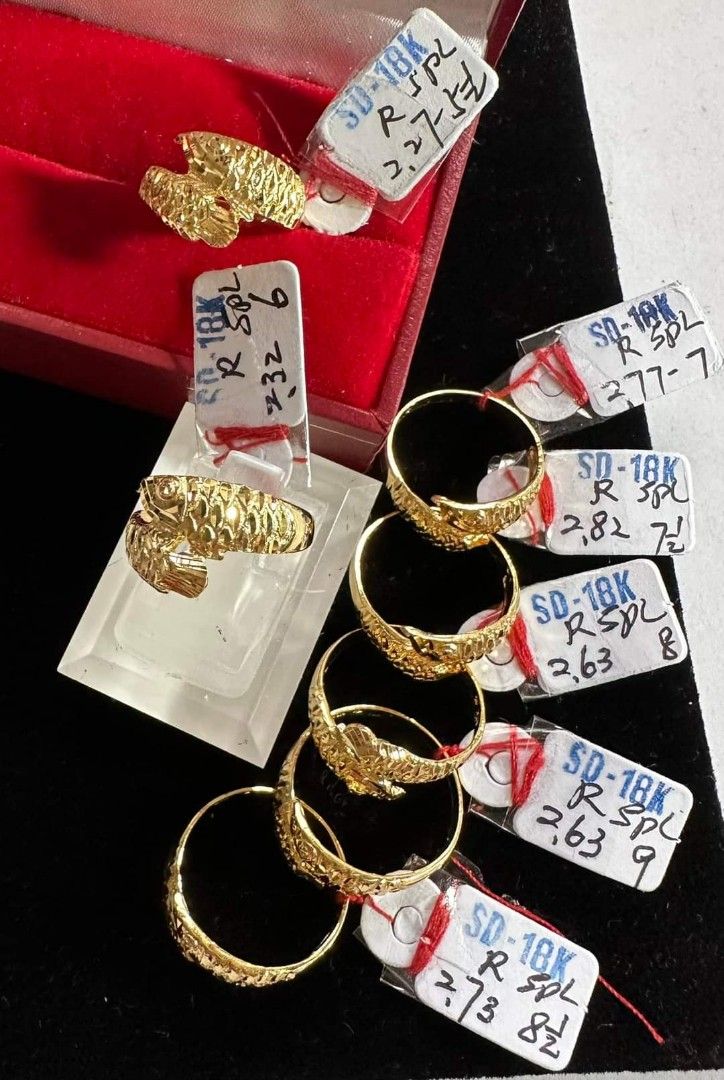 18K Saudi Gold arowana ring on Carousell