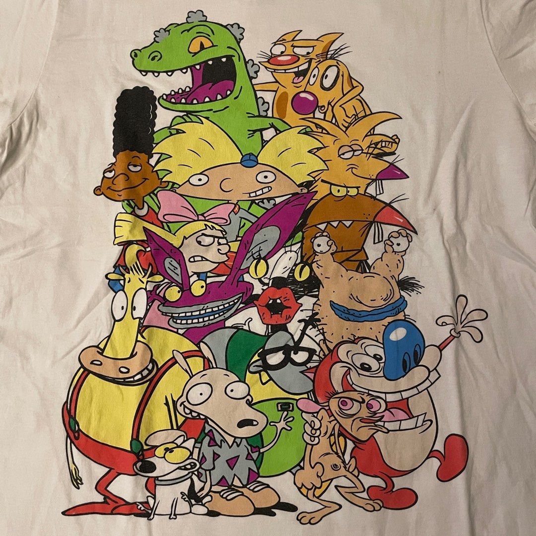 2016 Nickelodeon Cast of Characters Mega Print Cartoons Promo Tee on ...
