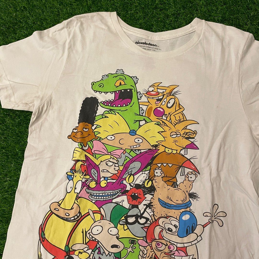 2016 Nickelodeon Cast of Characters Mega Print Cartoons Promo Tee on ...