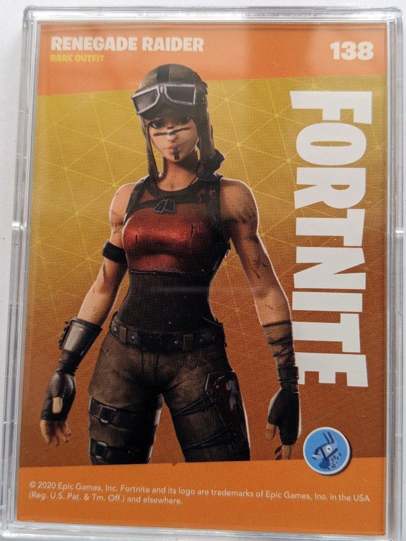 2020 Panini Fortnite Reloaded Trading Card - Renegade Raider #138 ...