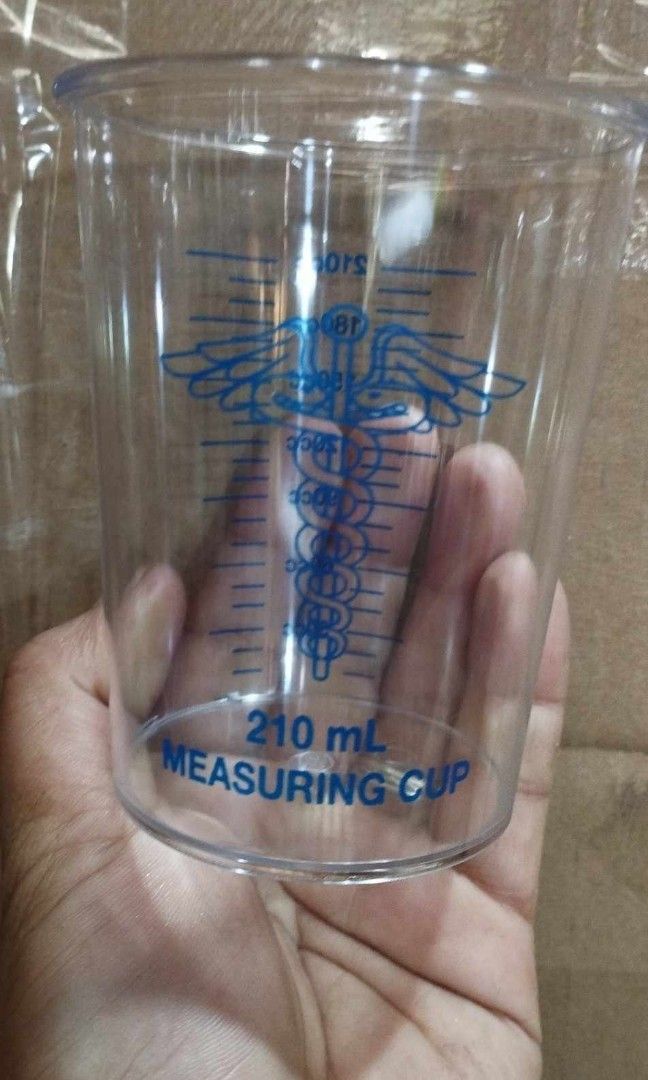 210ml calibrated cups with doctors logo on Carousell