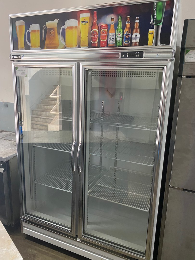 2 door display chiller. Made in Taiwan. Blower cooling. Free deliver ...