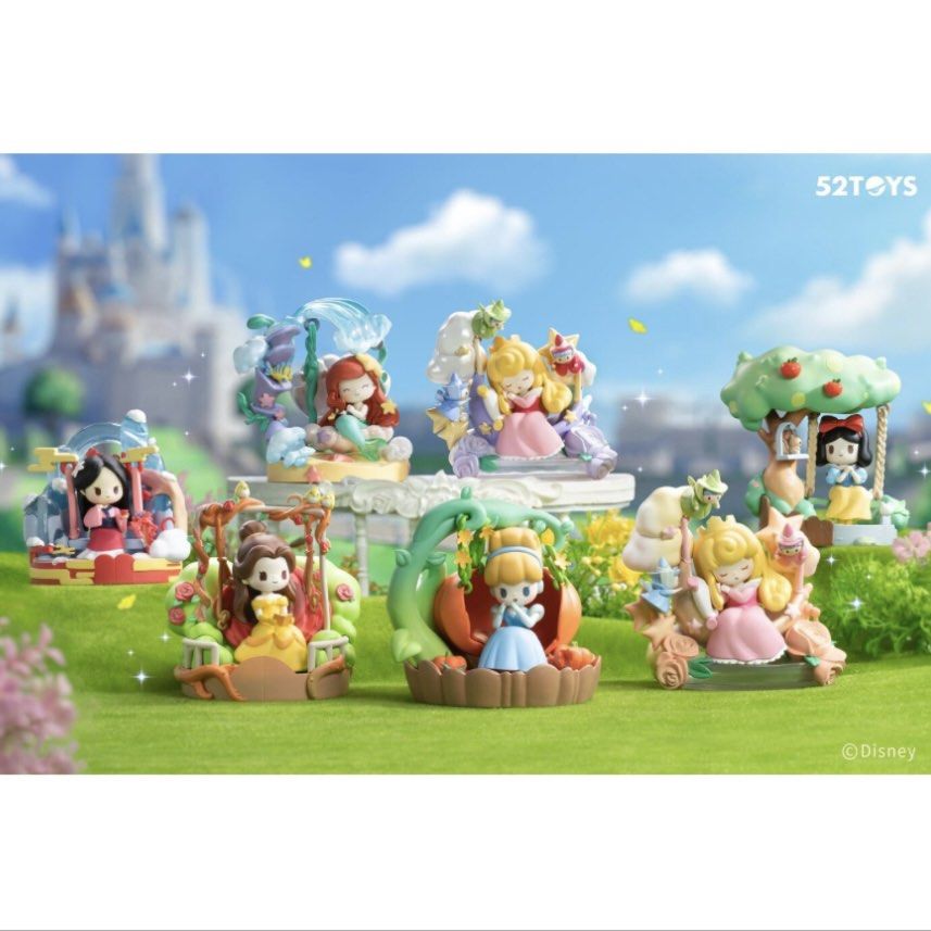 52TOYS Disney Princess Fancy Swing Blind Box - Belle, Hobbies & Toys ...