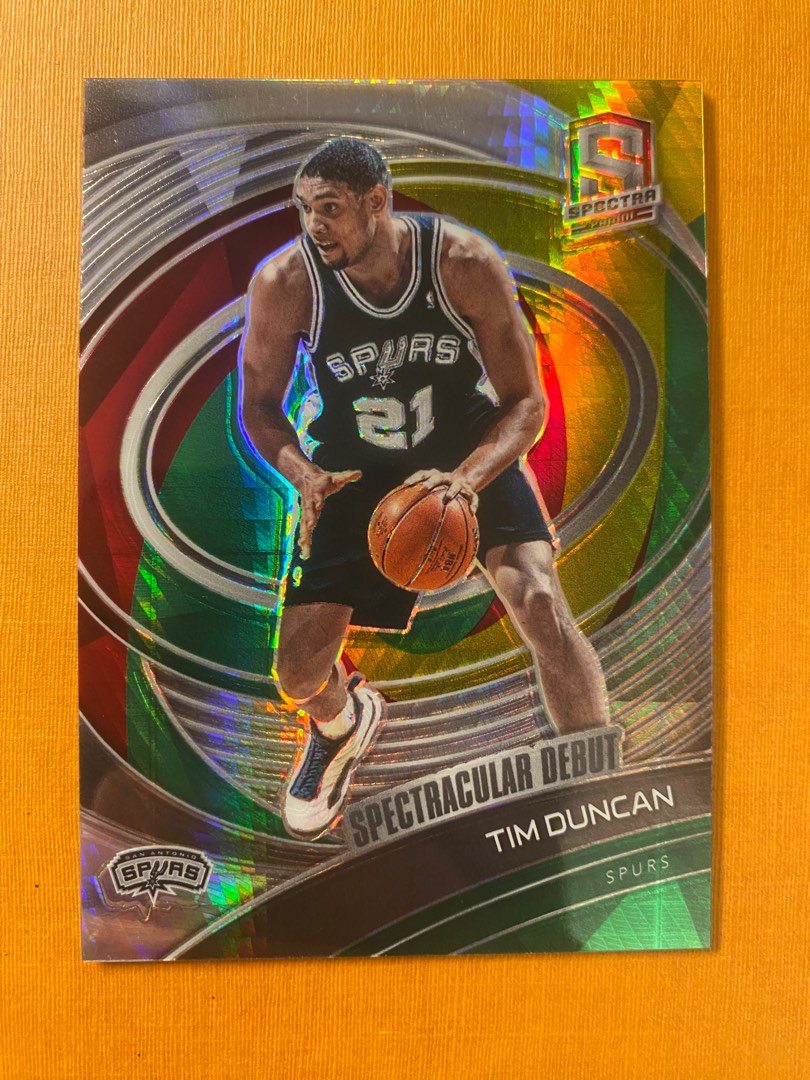 /75 spectacular debut Tim duncan, Hobbies & Toys, Memorabilia ...