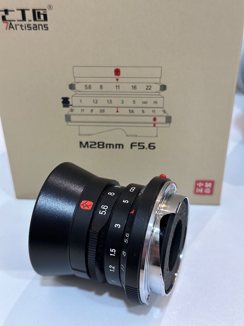 7artisans 28mm f5.6 Wen M Mount, Photography, Lens & Kits on Carousell