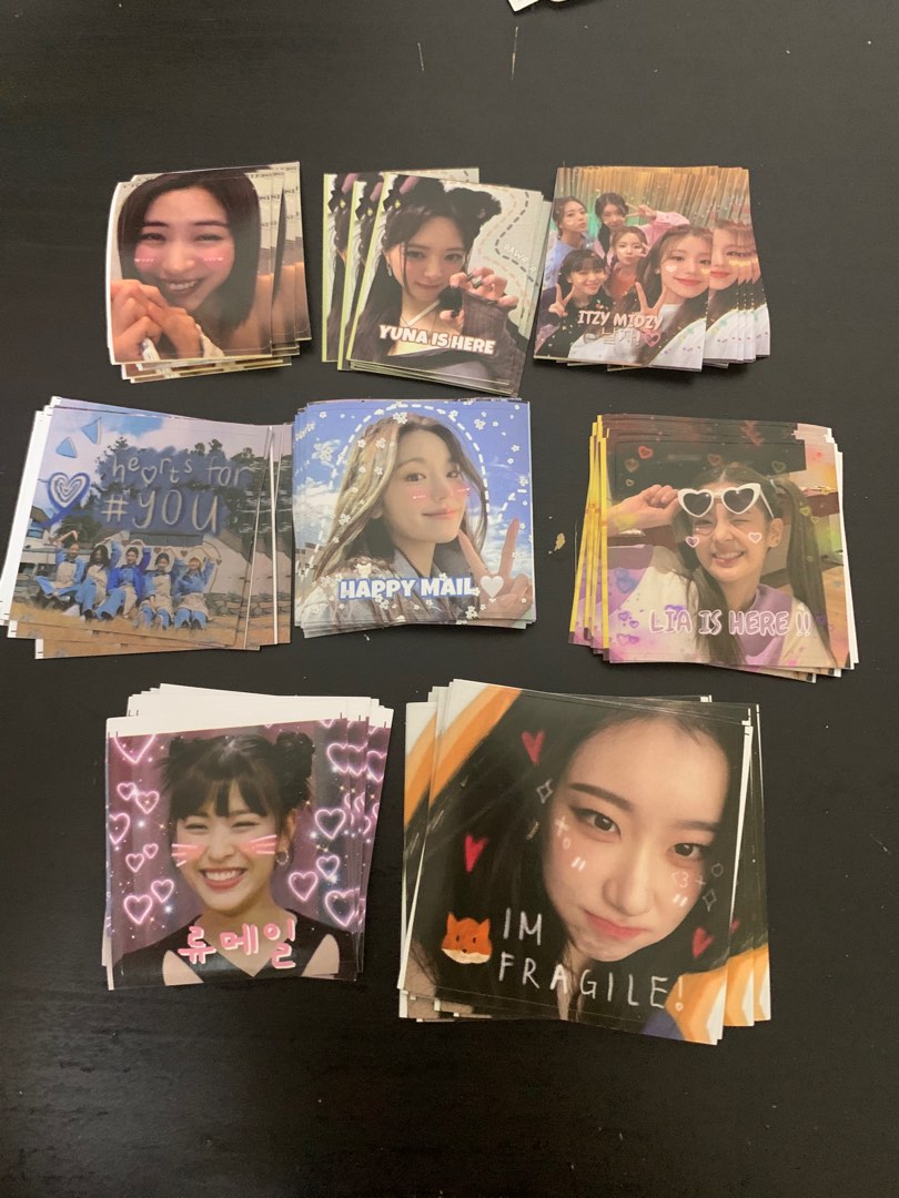 85 PCS itzy mailing stickers kpop, Hobbies & Toys, Memorabilia ...