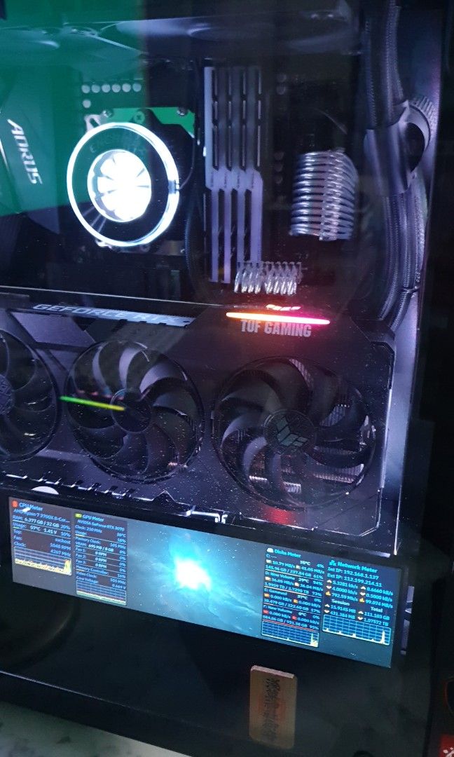 8 inch LCD ips mini LCD monitor panel secondary screen display desktop ...