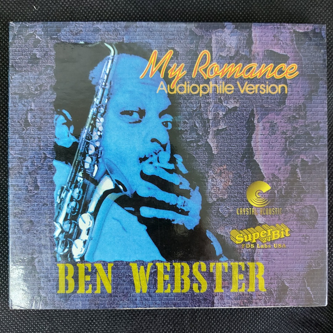 (金碟 GOLD) TopMusic 試音碟 AudiophiLe version．BEN WEBSTER - My Romance 精選 CD (97年 made in USA 紙套版 ...