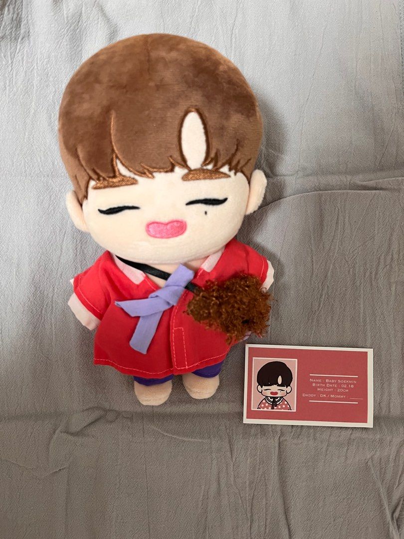 [出] SVT Hoshi/ Dk 20cm娃 -Hairy Hoshi/ Baby Seokmin, 興趣及遊戲, 收藏品及紀念品, 韓流 ...