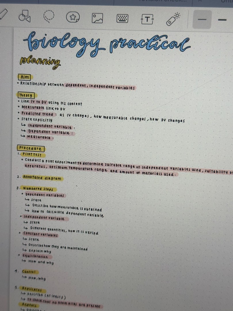 A LEVEL H2 BIOLOGY PRACTICAL NOTES (2019 GCE A LEVEL), Hobbies & Toys ...