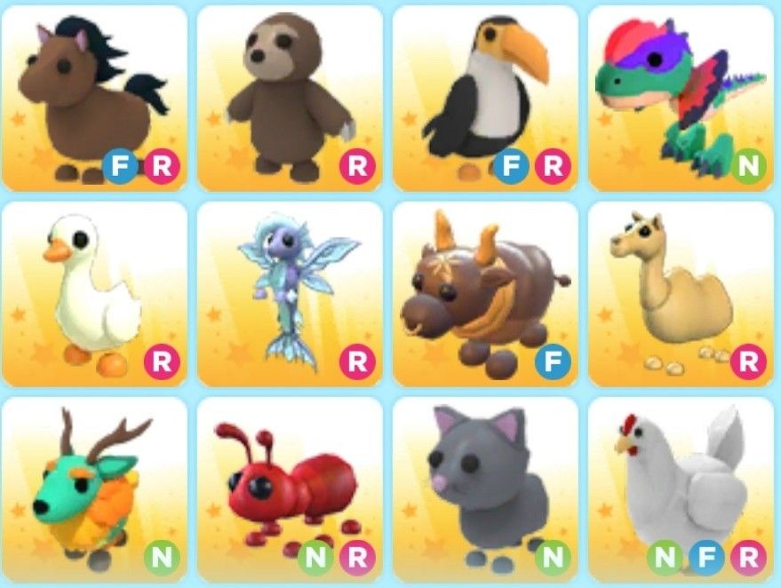 ADOPT ME PET BUNDLE W NFR CHICKEN, Video Gaming, Video Game Consoles ...