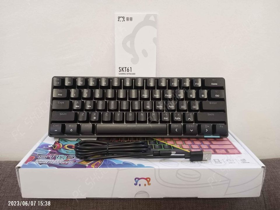 AJAZZ STK61 MECHANICAL KEYBOARD BLACK (B-NEW), Computers & Tech, Parts ...