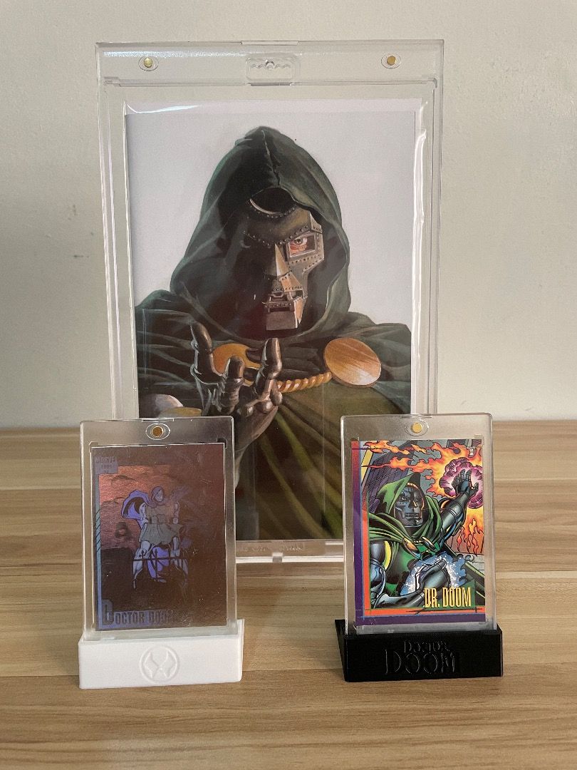 Alex Ross, Holographic, Rare, Doctor Doom Collection (Card, Comic, Case ...