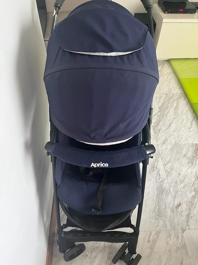Aprica Stroller with free rain cover, Babies & Kids, Going Out, Strollers on Carousell