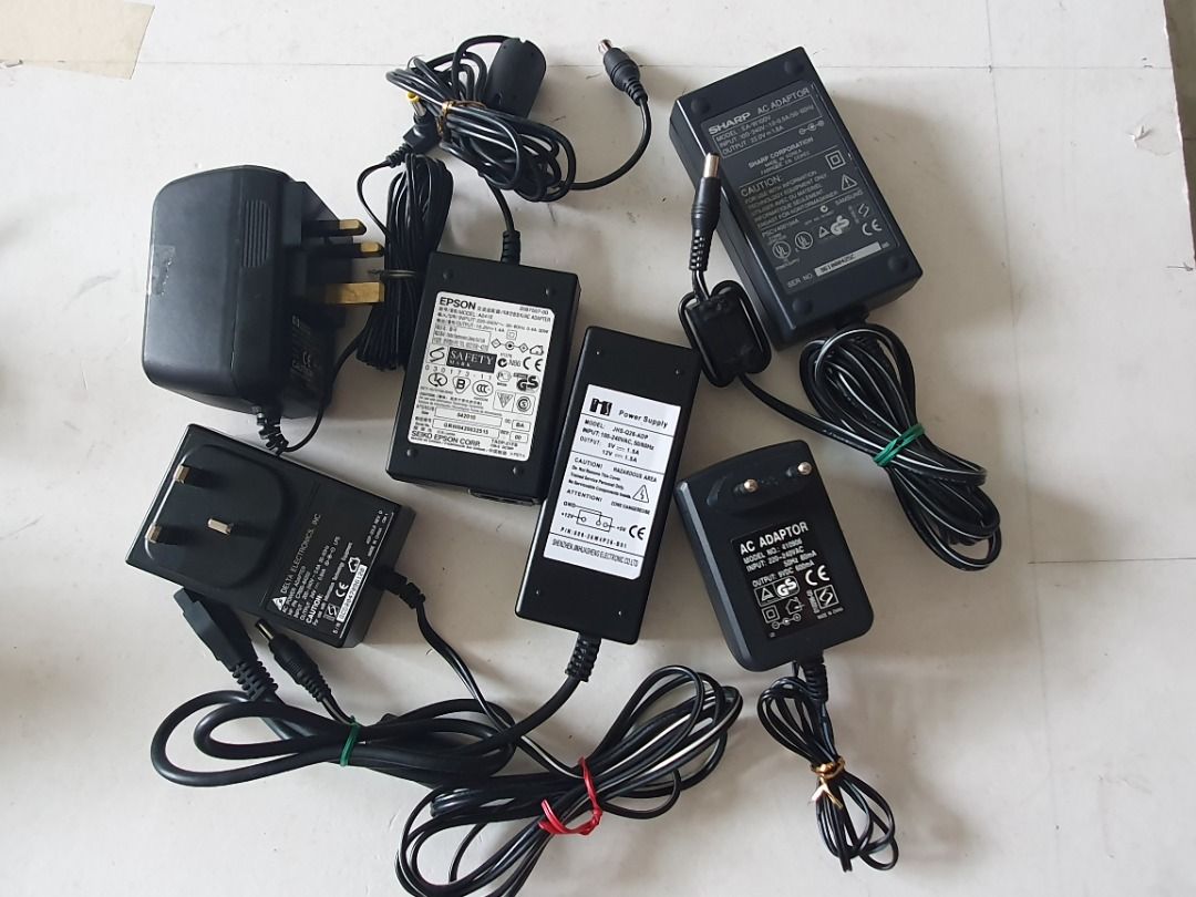 Item 22 Assorted AC-DC & AC-AC Power Adaptors, Computers & Tech, Parts ...