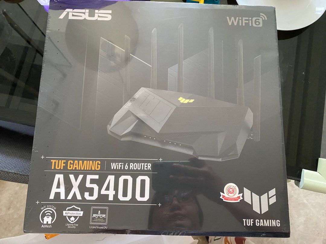 Asus AX5400 gaming router, Computers & Tech, Parts & Accessories ...