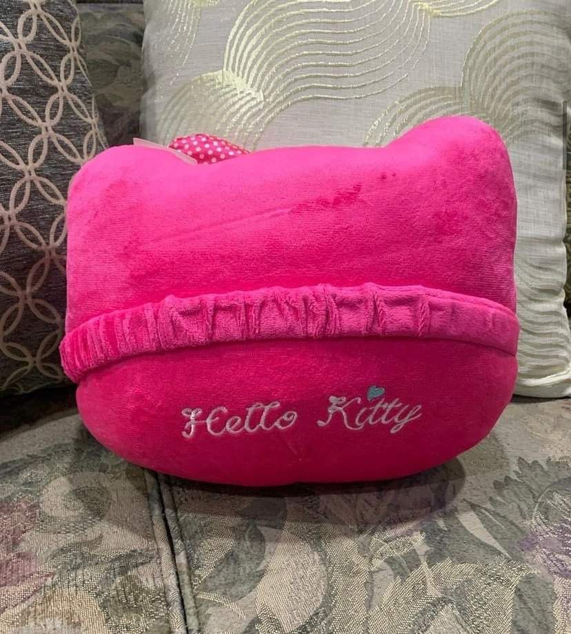 Authentic sanrio hello kitty pillow / car head rest on Carousell