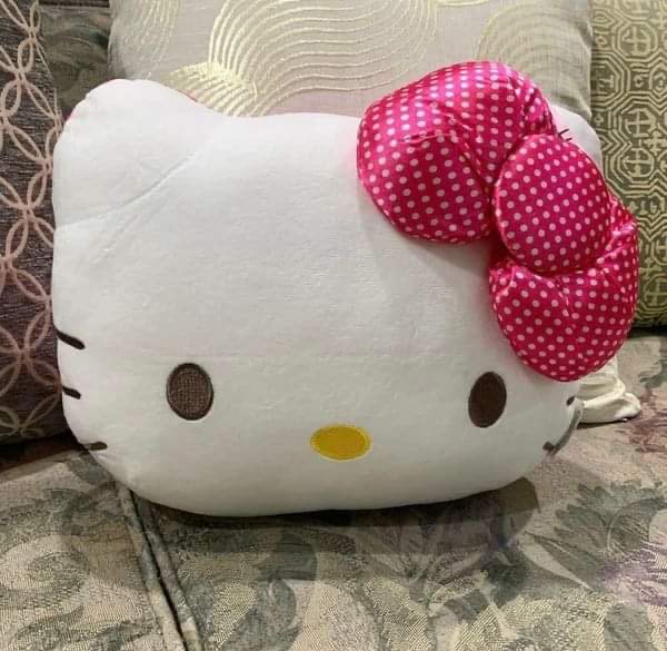 Authentic sanrio hello kitty pillow / car head rest on Carousell