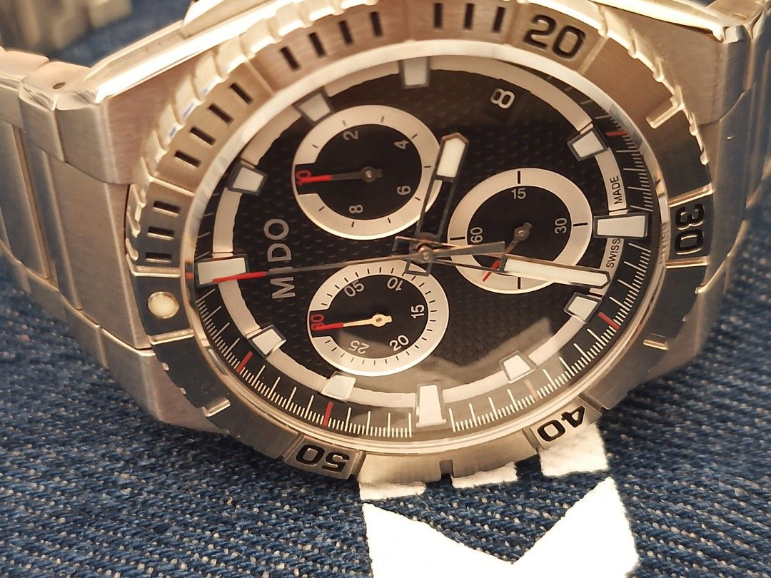 Azhan Swiss Mido Chronograph, Luxury, Watches on Carousell