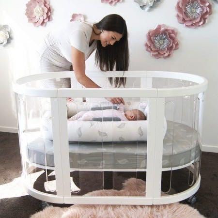 Babyhood Kaylula Sova Clear Cot, Babies & Kids, Baby Nursery & Kids ...