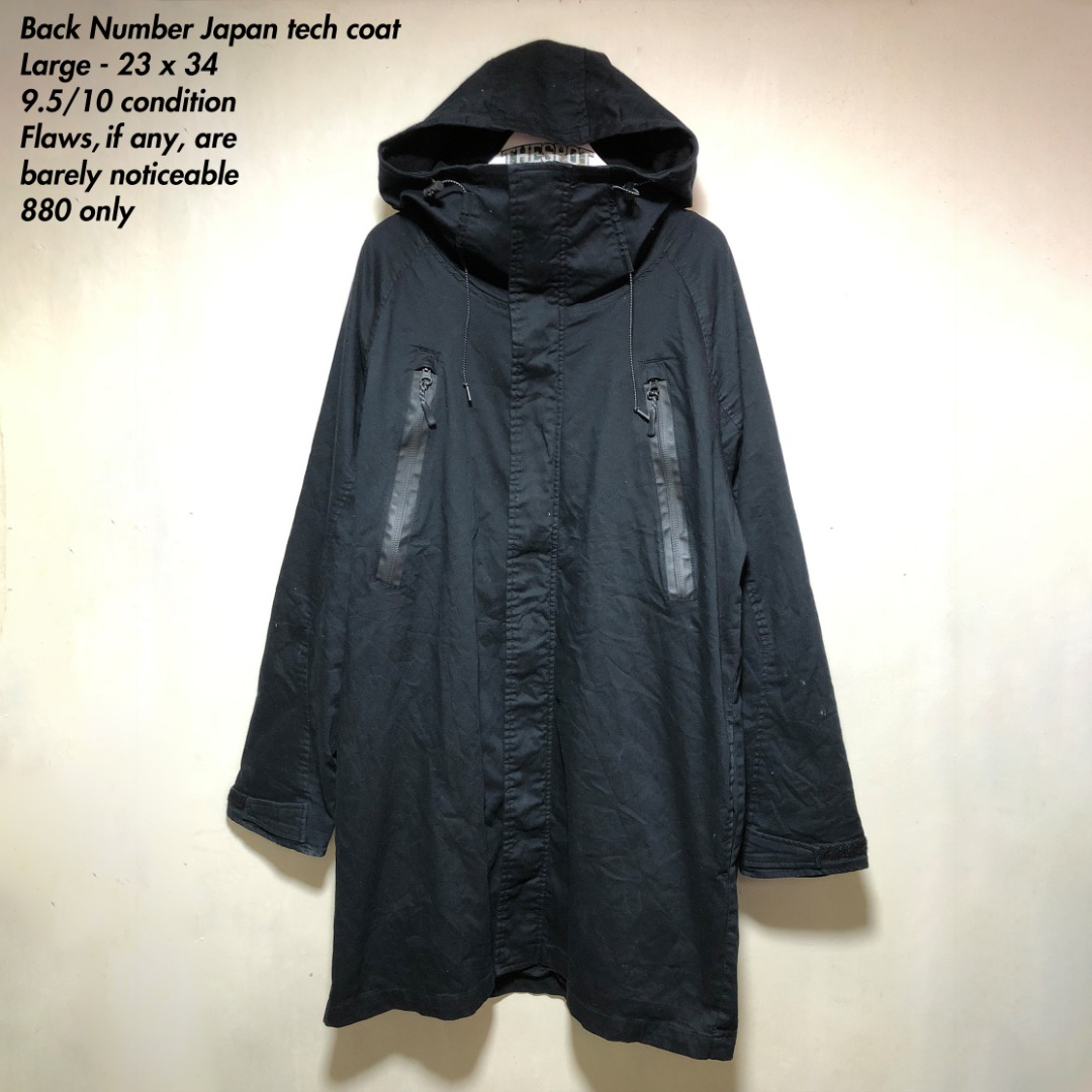 Back Number Japan tech coat, Men's Fashion, Coats, Jackets and ...