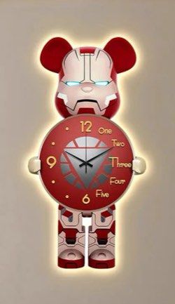 Bearbrick clock, Furniture & Home Living, Home Decor Accessories ...