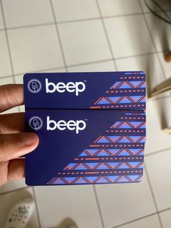 BEEP CARD FOR LRT MRT AND BGC BUS, Hobbies & Toys, Travel, Travel ...