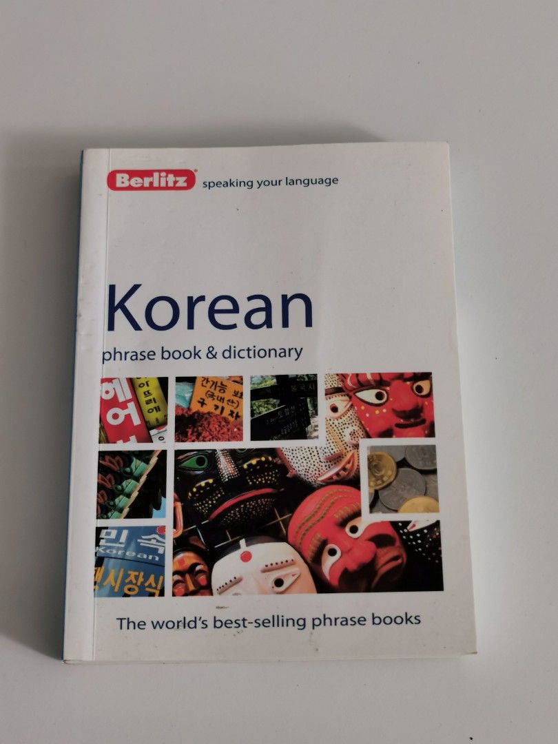 Berlitz Korea Language book - KOREAN PHRASE BOOK and DICTIONARY ...