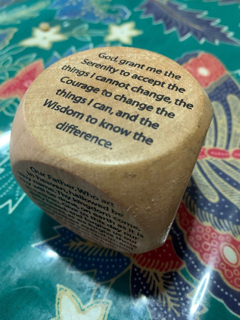 Bible verse on cube, Hobbies & Toys, Memorabilia & Collectibles ...