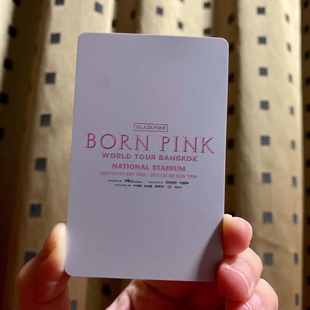 Blackpink Born Pink world tour Bangkok ticket Blackpink ticket ...