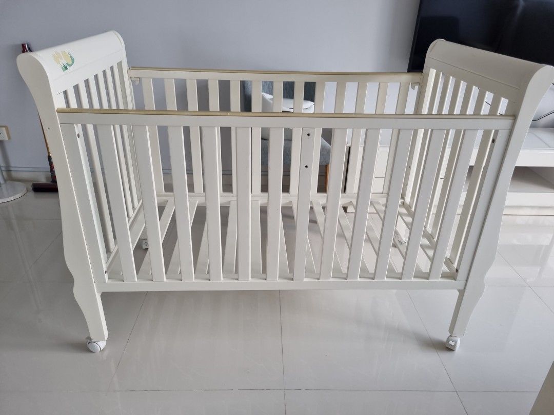 Blessing White Baby cot, Babies & Kids, Baby Nursery & Kids Furniture ...