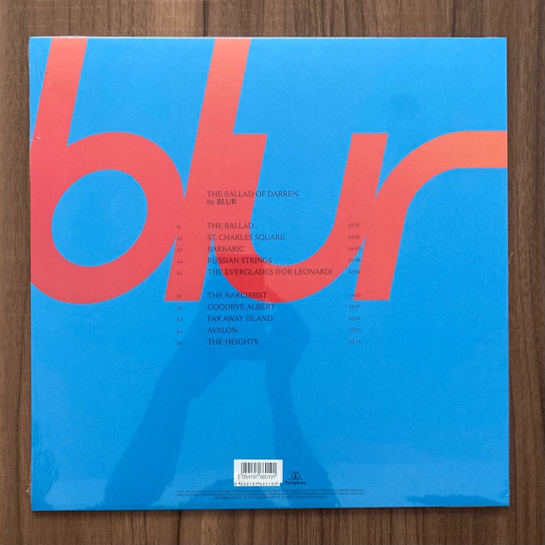 Blur - The Ballad of Darren (Blue vinyl), Hobbies & Toys, Music & Media ...